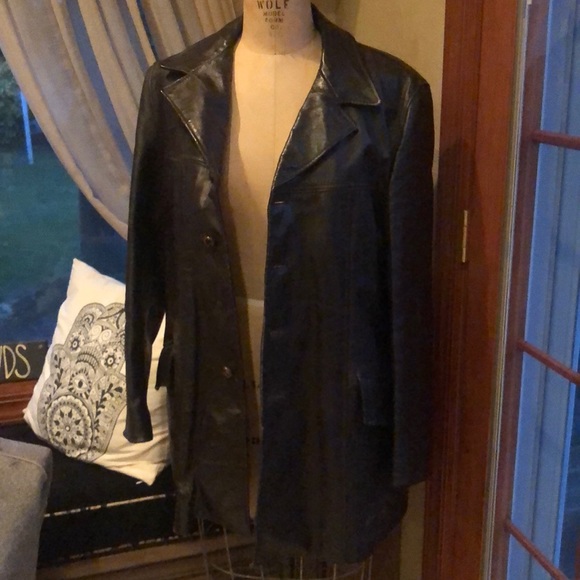 alexanders | Jackets & Coats | Vintage Mens Distressed Brown Leather ...